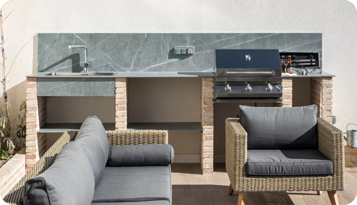 Outdoor Kitchen Stone Surfaces London, Herts & Essex | Stone surfaces ...